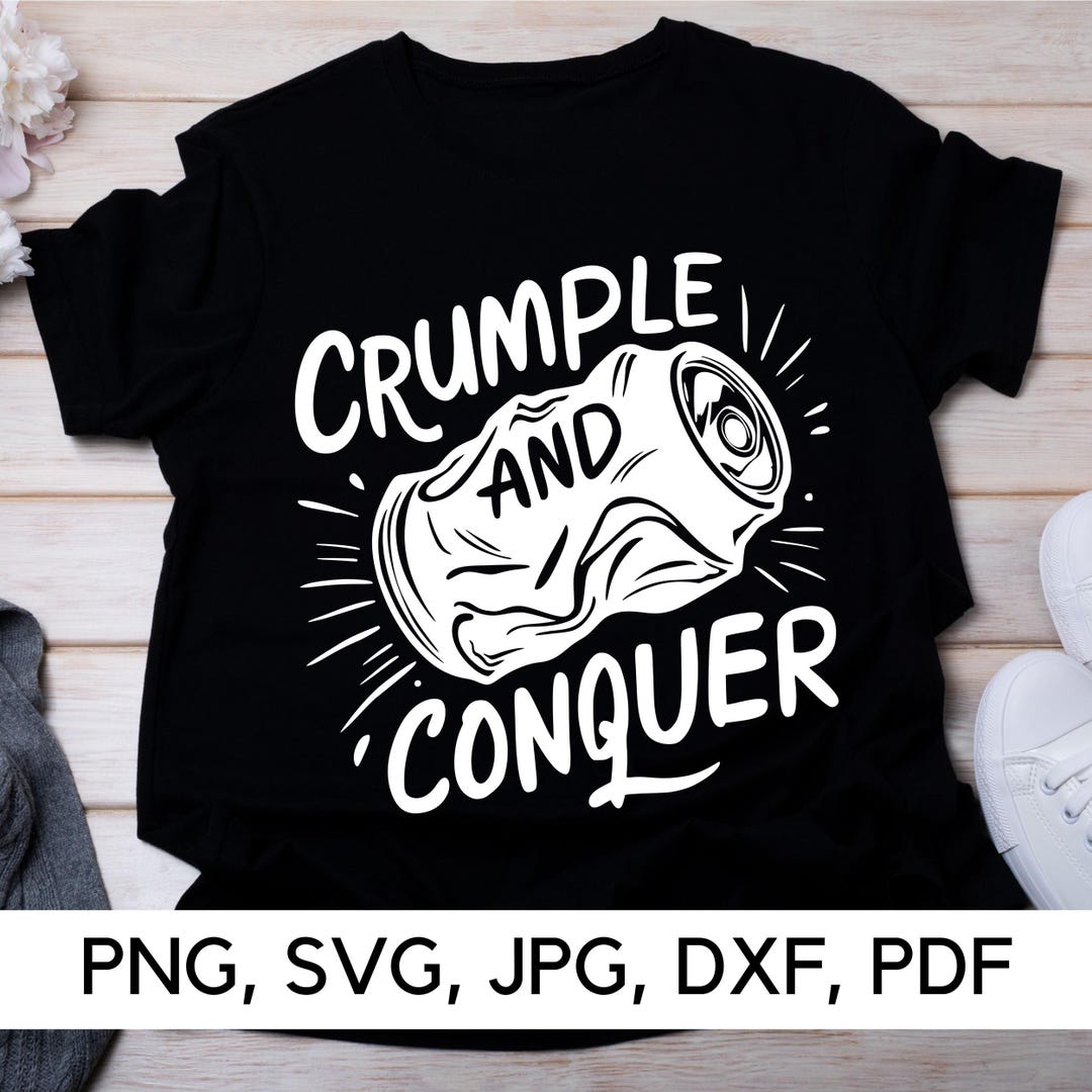 Crumple and Conquer SVG PNG: Summer Party Design (digital Download) - Etsy