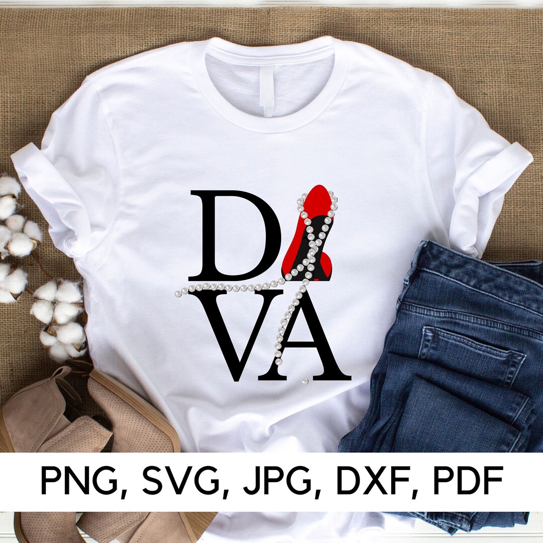 Classy Diva With Highheels Svg File Confidence PNG SVG - Etsy