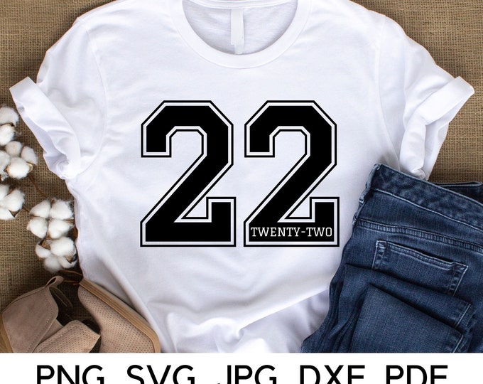 Number 22 Sticker Retro Rainbow Numbers 22nd Birthday Decal Year Party ...