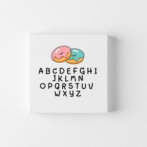 Donuts Crew Svg, ABCD Alphabet Svg, Donuts Svg, PNG, SVG, Donuts Lover ...