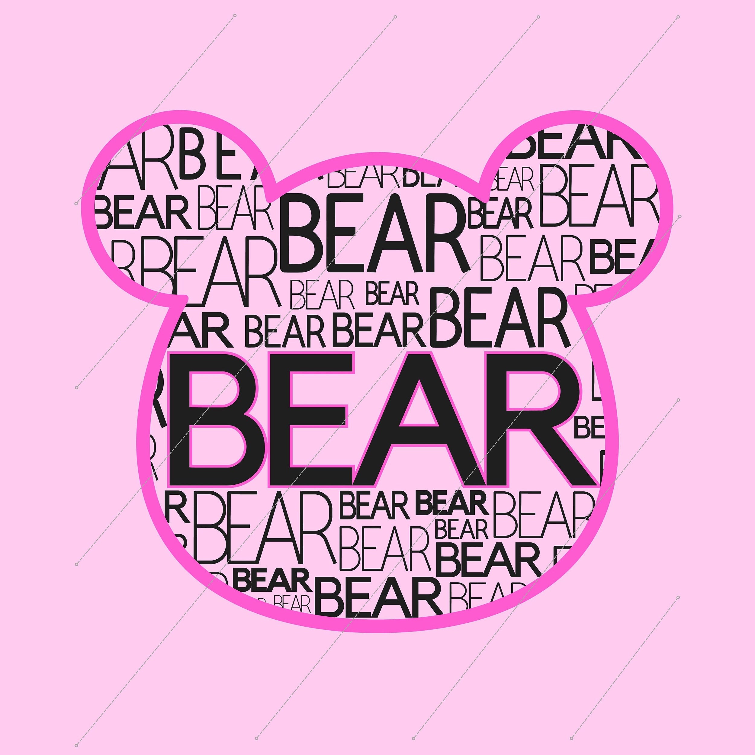 Bear Bear Svg Files Bear Face PNG SVG Me Bear Bear Mama | Etsy