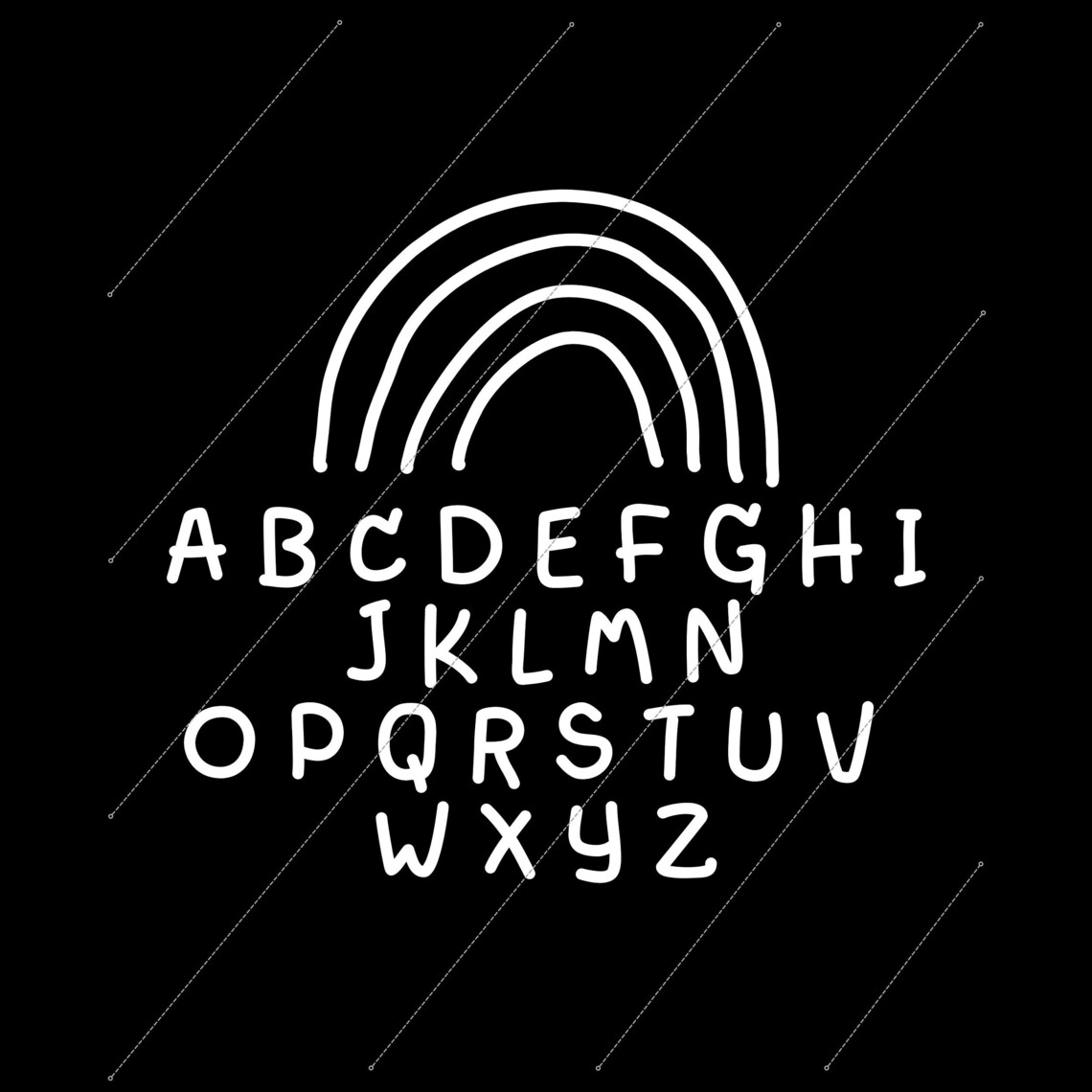 ABCD Svg Abcd Alphabet Svg File SVG PNG Abcd Letters Svg - Etsy