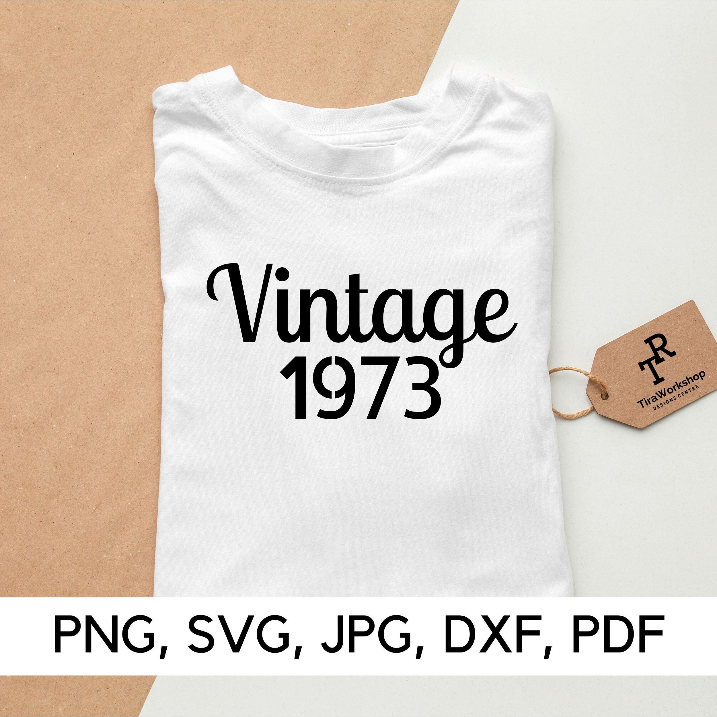 Vintage 1973 Svg 1973 PNG SVG 1973 Svg Vintage Fabulous | Etsy