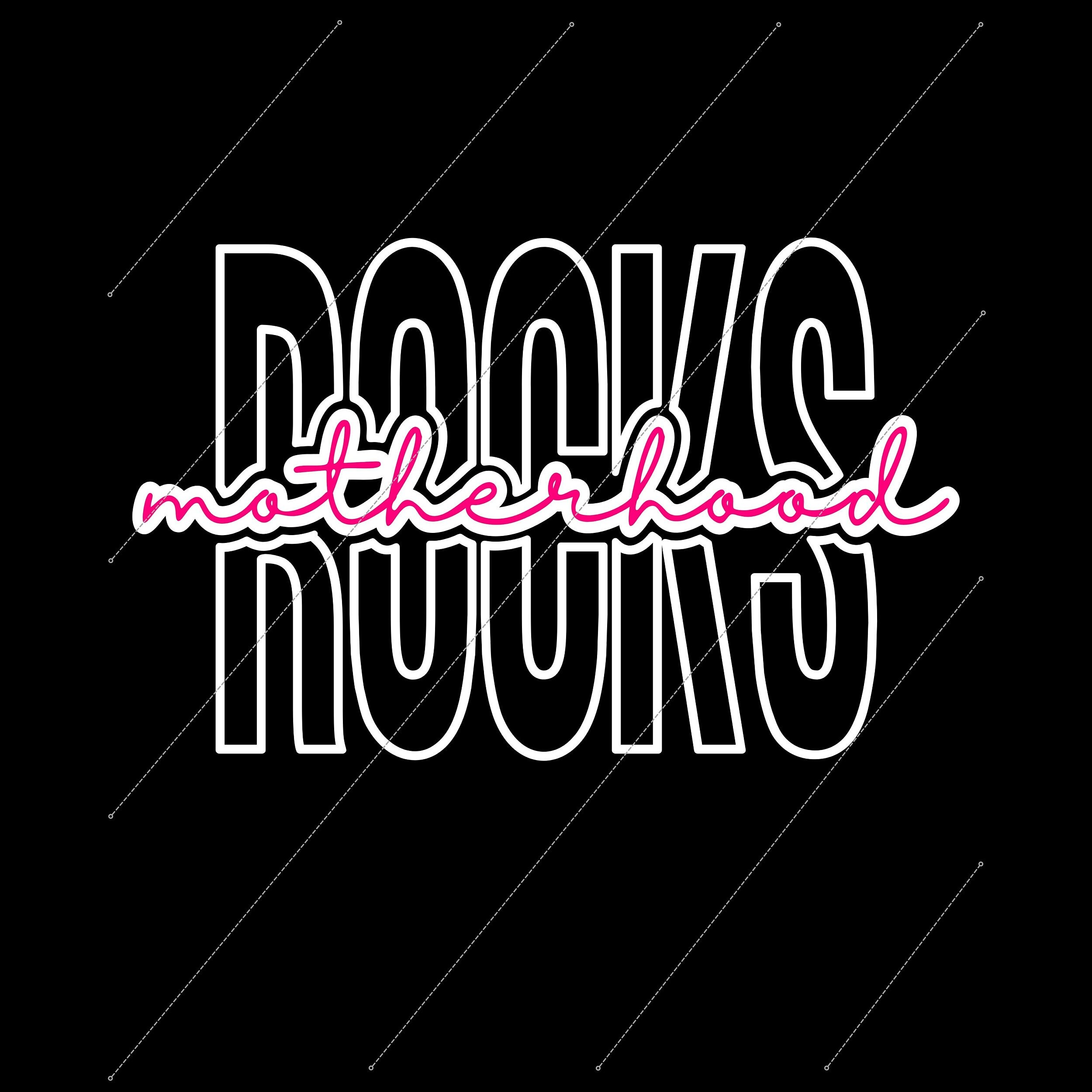 Motherhood Rocks Svg File Motherhood PNG SVG Best Mom - Etsy