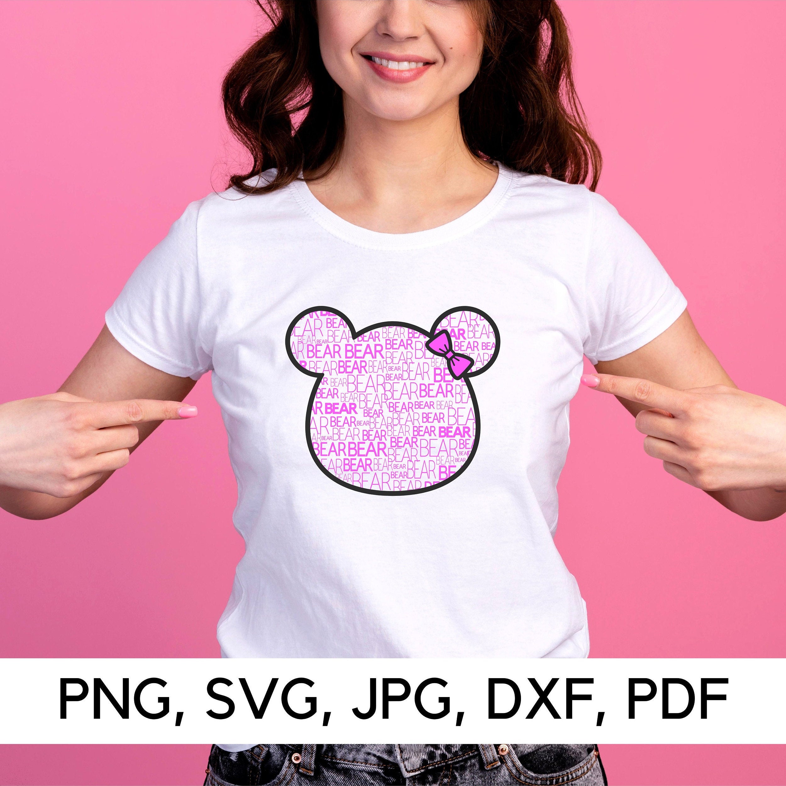 Bear Bear Svg Files Bear Face PNG SVG Me Bear Bear Lovely - Etsy