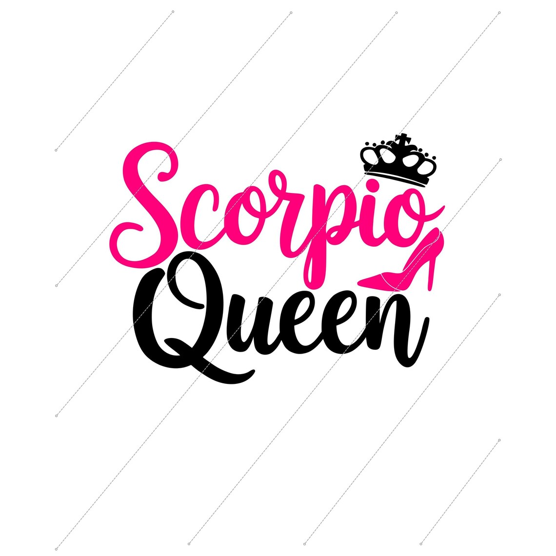 Scorpio Queen Graphic: Zodiac Woman, Empowered Woman (digital Download ...