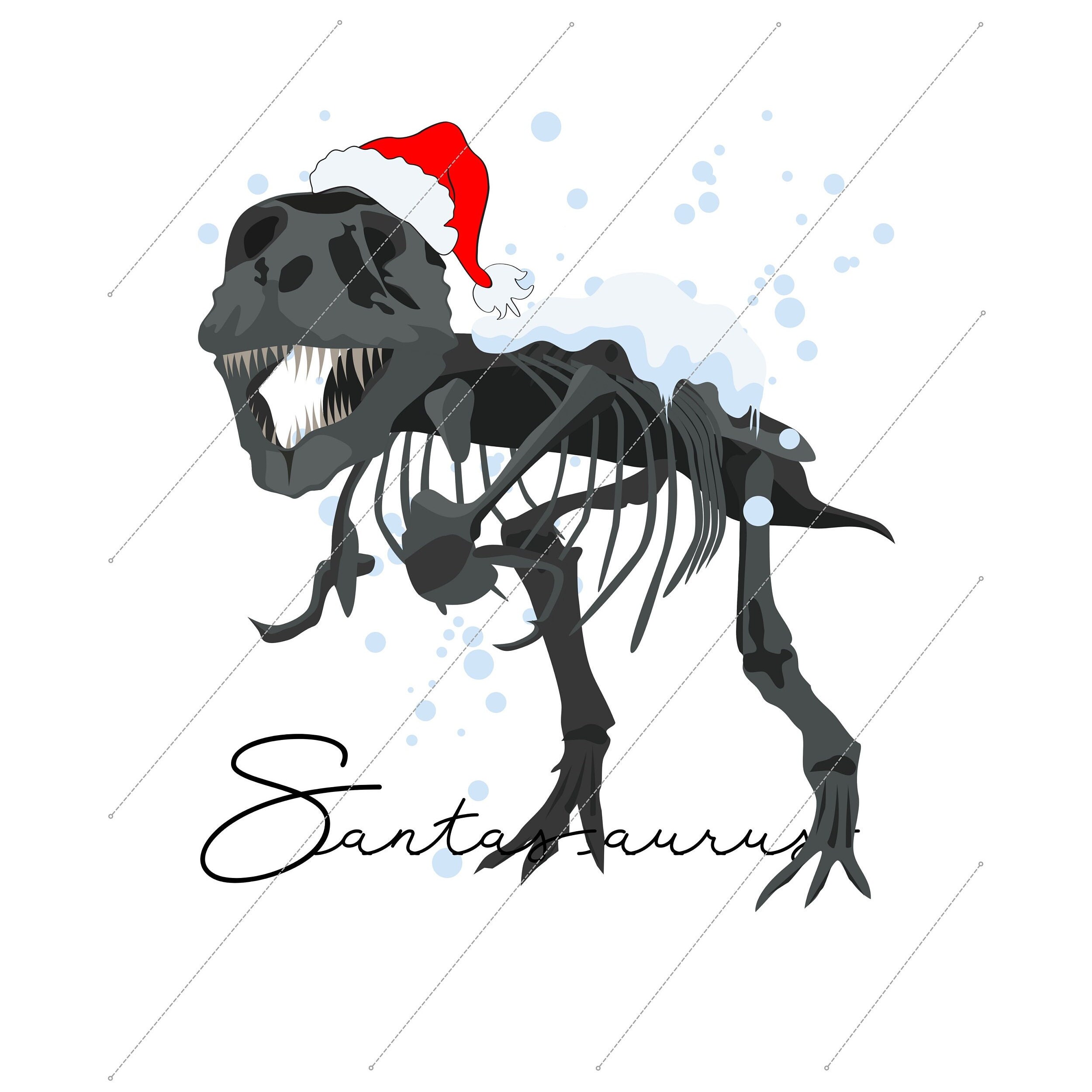 Santasaurus Christmasaurus Rex PNG SVG T-rex Christmas - Etsy