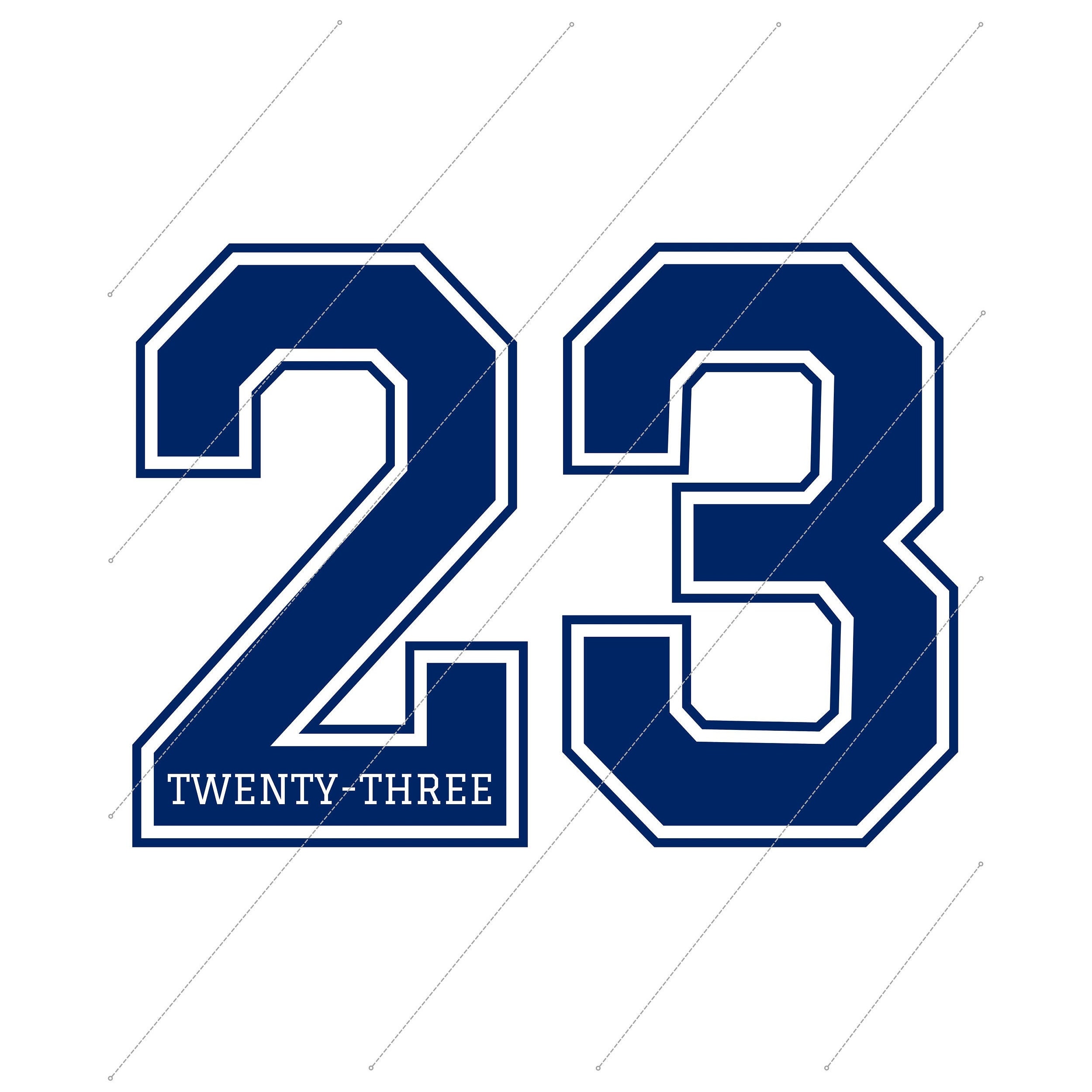 23 Twenty-three Svg Number 23 Svg PNG SVG New Year 2023 - Etsy UK