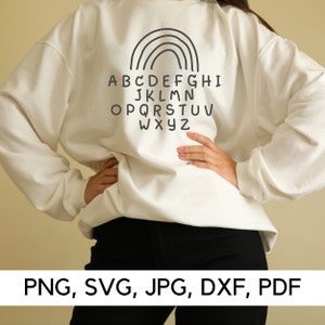 ABCD Svg, Abcd Alphabet Svg File, SVG, PNG, Abcd Letters Svg, Aphabet ...