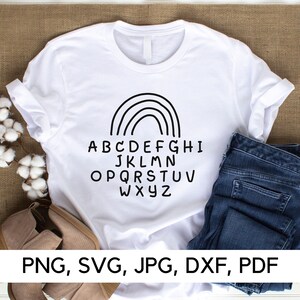 ABCD Svg, Abcd Alphabet Svg File, SVG, PNG, Abcd Letters Svg, Aphabet ...
