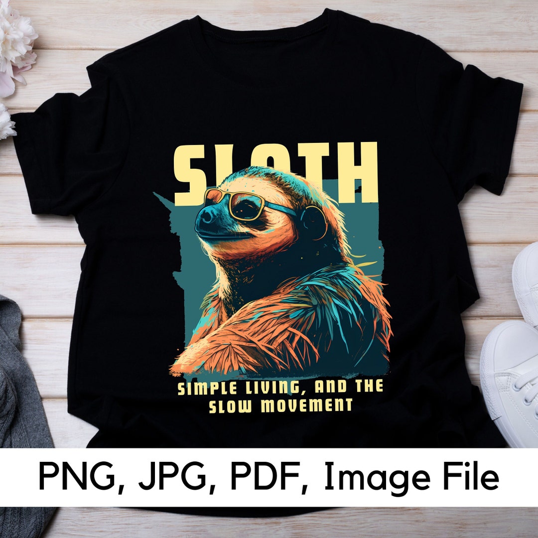 Sloth Themed PNG File, Adventure Life, Travel and Explore, Outdoors ...