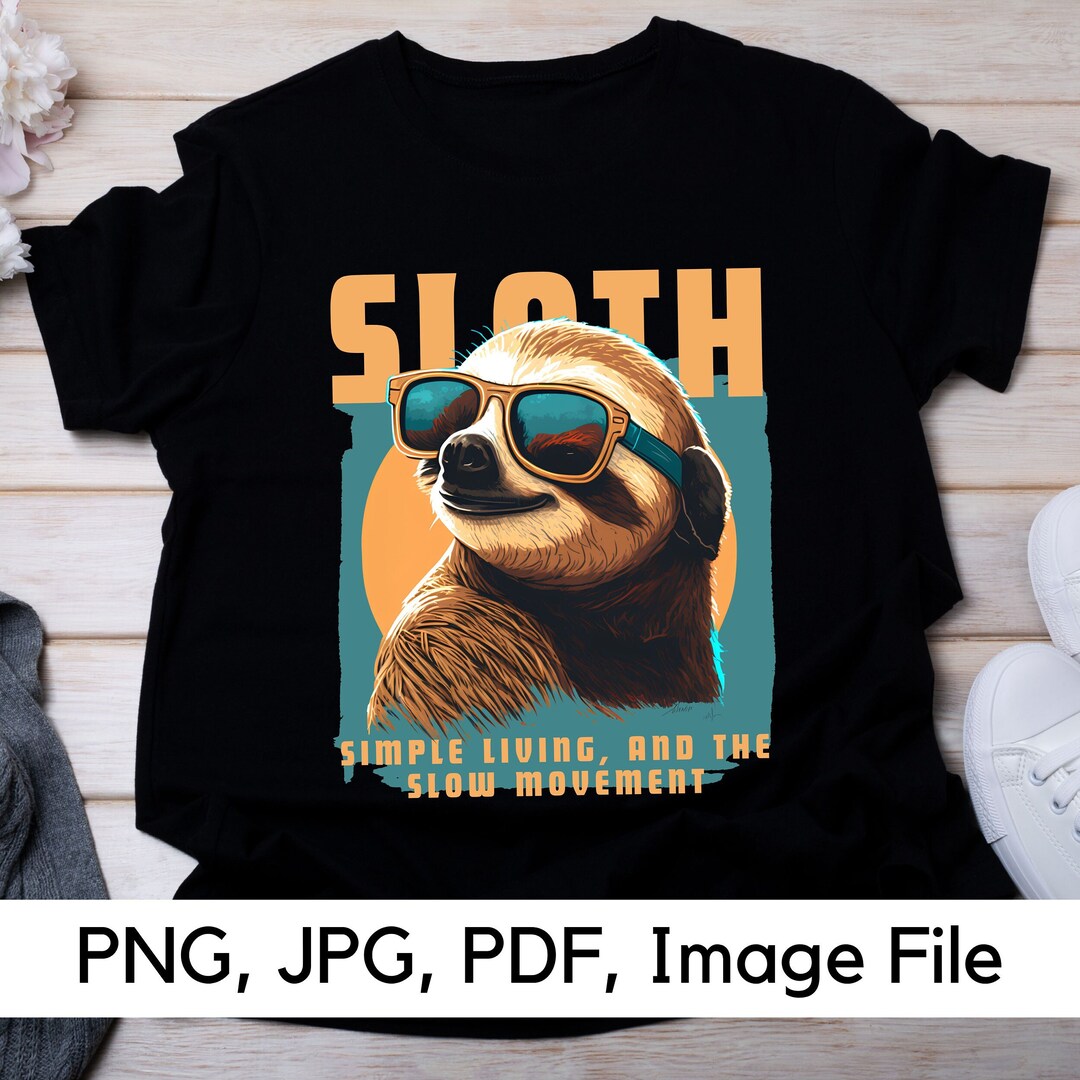 Sloth Life and Slow Movement, PNG, Image File, Travel and Explore ...