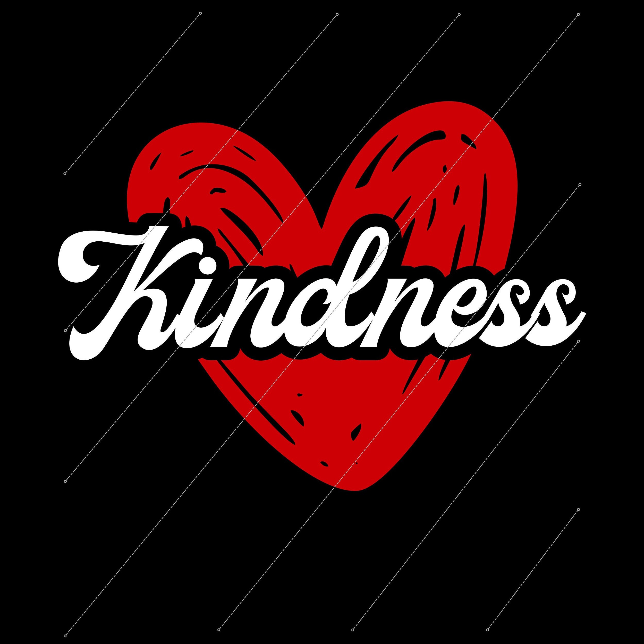 Heart of Kindness Svg Kindness Heart Svg File PNG SVG Be - Etsy Australia