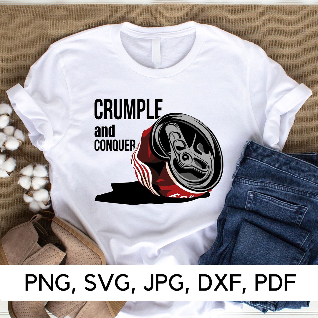 Crumple and Conquer SVG: Summer Party Drink Humor (digital Download) - Etsy