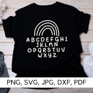 ABCD Svg, Abcd Alphabet Svg File, SVG, PNG, Abcd Letters Svg, Aphabet ...