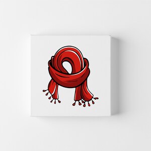 Red Scarf SVG File, Scarf Vector, PNG,SVG, Scarf Themed, Clip Art ...