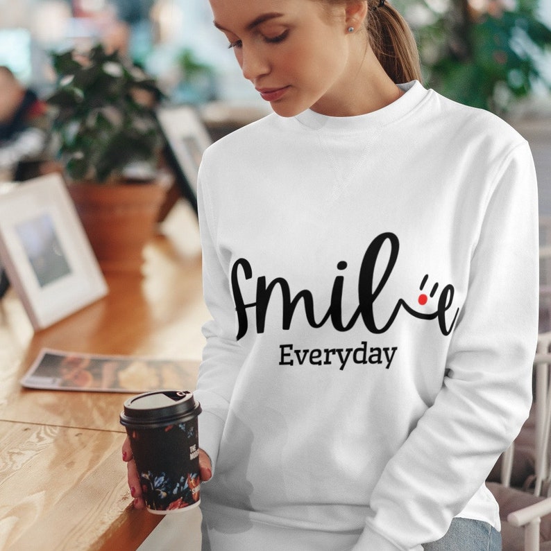 Smile Everyday Smile Day PNG SVG Happy Face Smile Face | Etsy