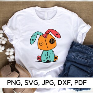 Quirky Rabbit Doll SVG File, Unique Rabbit, PNG, SVG, Pretty Ugly ...