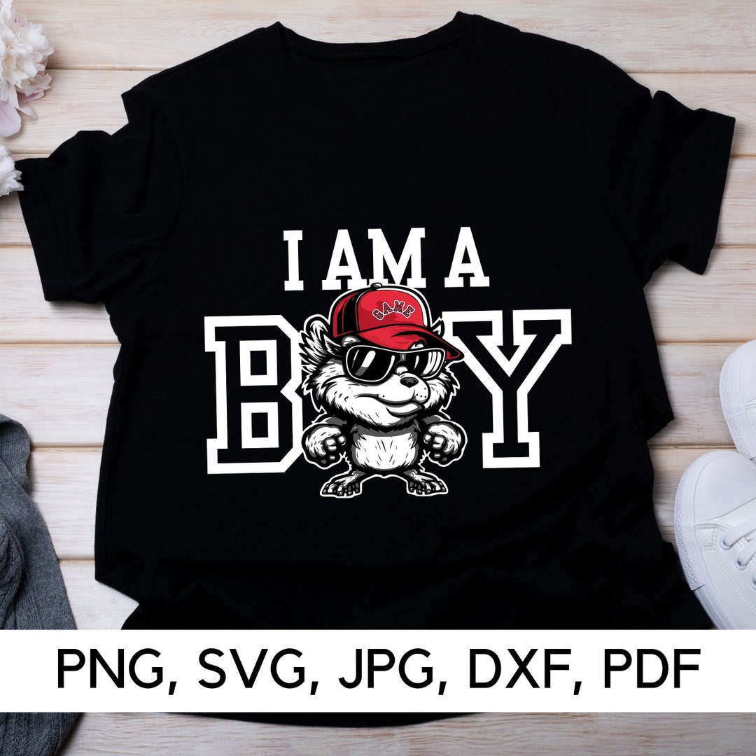 I Am A Boy Svg File, BOY, Cool Beaver Svg, PNG, SVG, Cute Beaver ...
