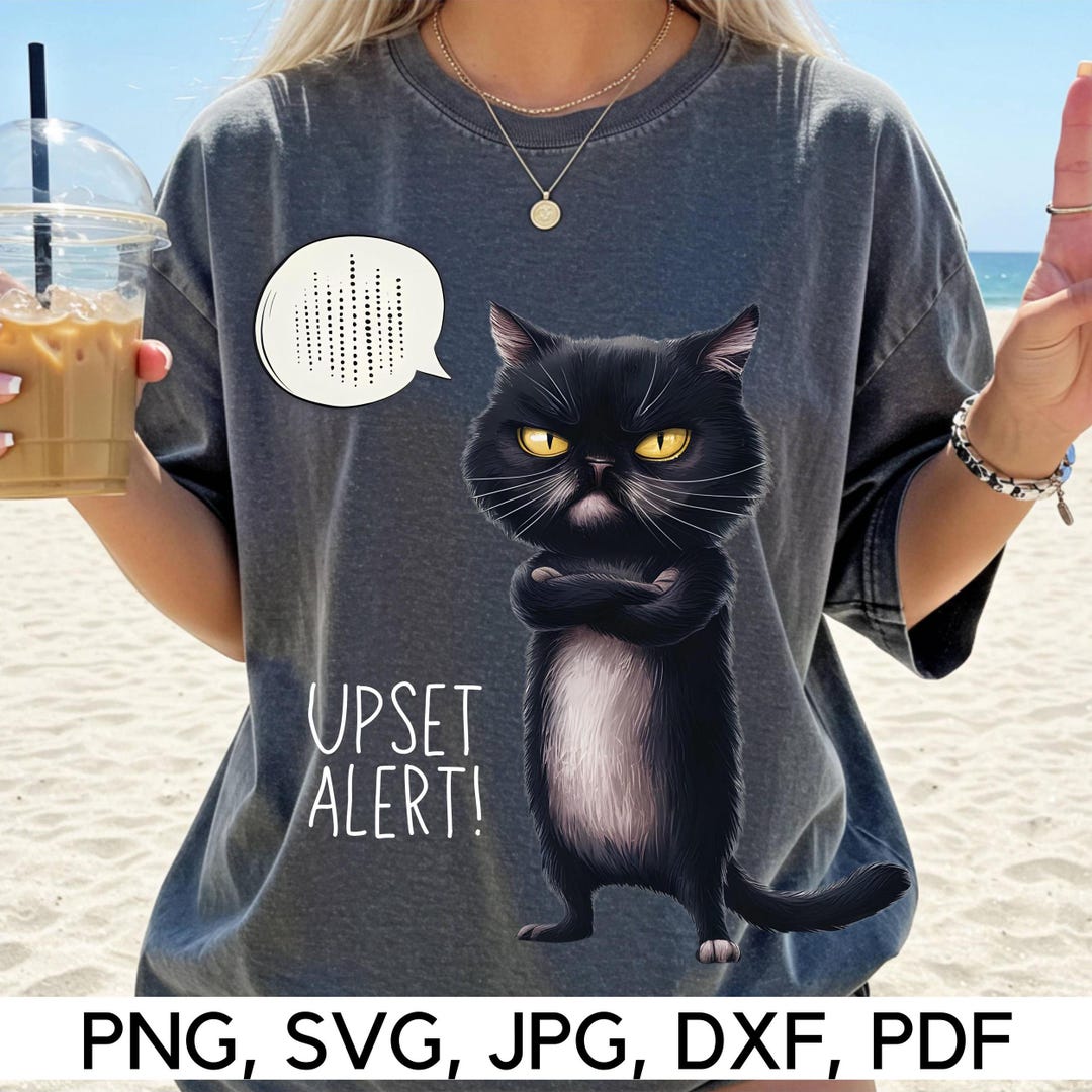 Grumpy Cat PNG: Upset Alert! Funny Cat Meme (digital Download) - Etsy