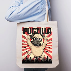 Pugzilla PNG: Funny Pug Image File (digital Download) - Etsy