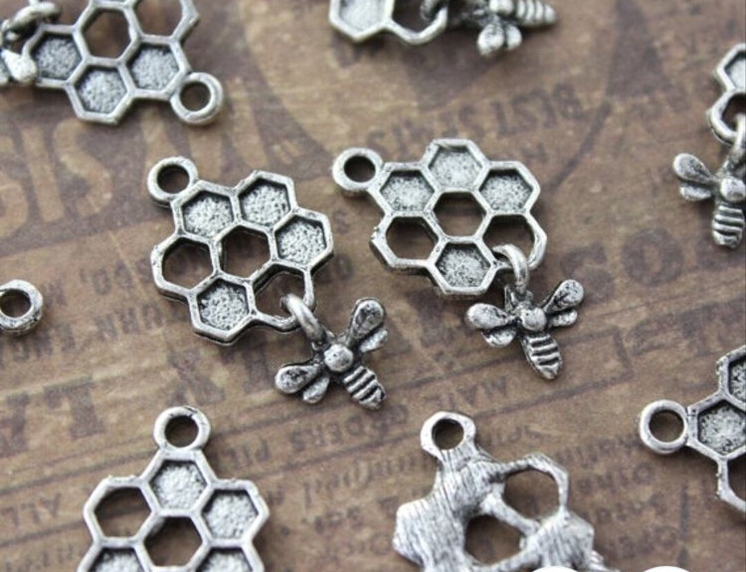 Sterling Silver Necklace With a Sterling Silver Beehive With a - Etsy