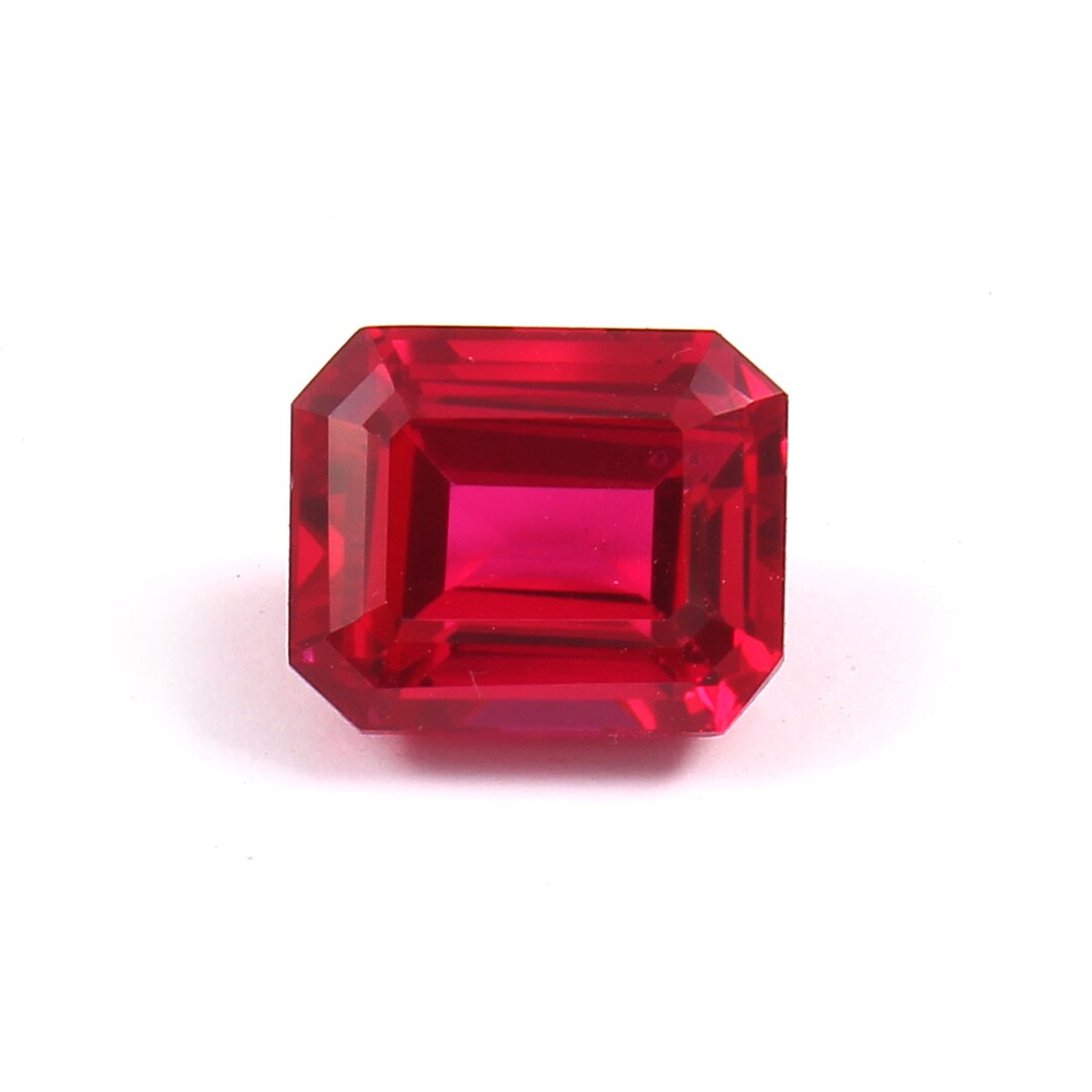 AAA Flawless Mozambique Red Ruby Loose Radiant Cut Gemstone Beautiful ...