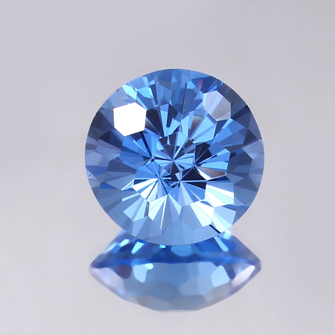 Cornflower Blue Spinel Gemstone: AAA Flawless Mastercut, 14mm Round - Etsy