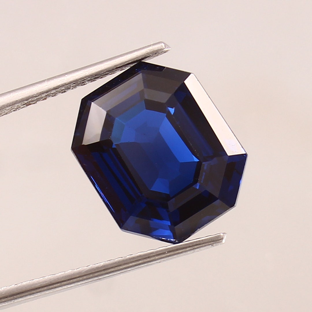AAA Flawless Royal Blue Spinel Loose Radiant Cut Gemstone, Fine Super ...
