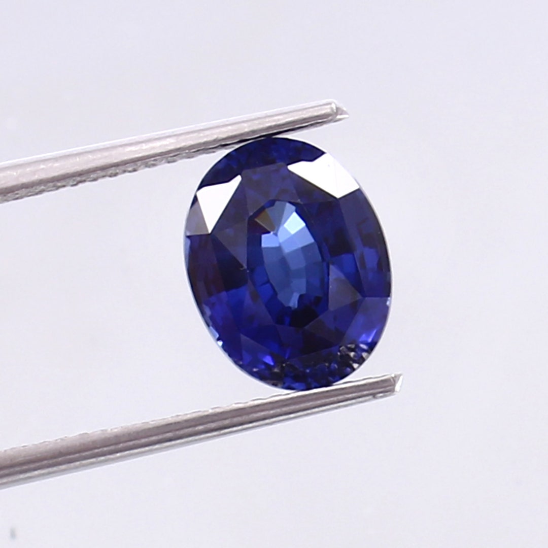 AAA 10x8 MM Flawless Ceylon Royal Blue Sapphire Loose Oval Gemstone Cut ...