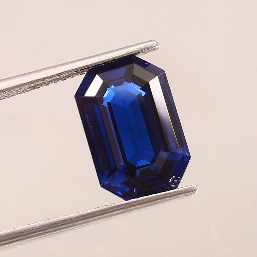 AAA Flawless Royal Blue Spinel Loose Radiant Cut Gemstone, Fine Super ...
