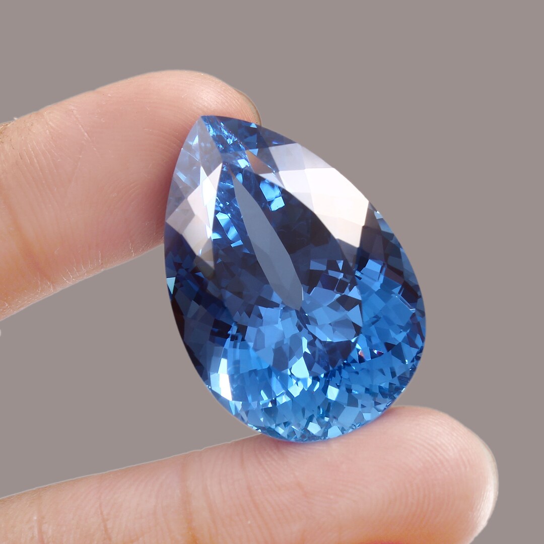 AAA Vietnam Blue Spinel Loose Pear Cut Gemstone, Fine Super Quality ...