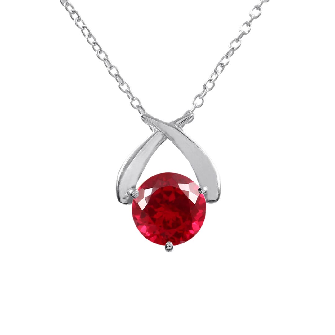 Fantastic Blood Red Mozambique Ruby Round Charm Pendant, Ruby Round ...