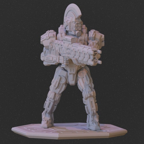 Colossus Heavy Artillery Mech Warrior Vesper Project - Etsy