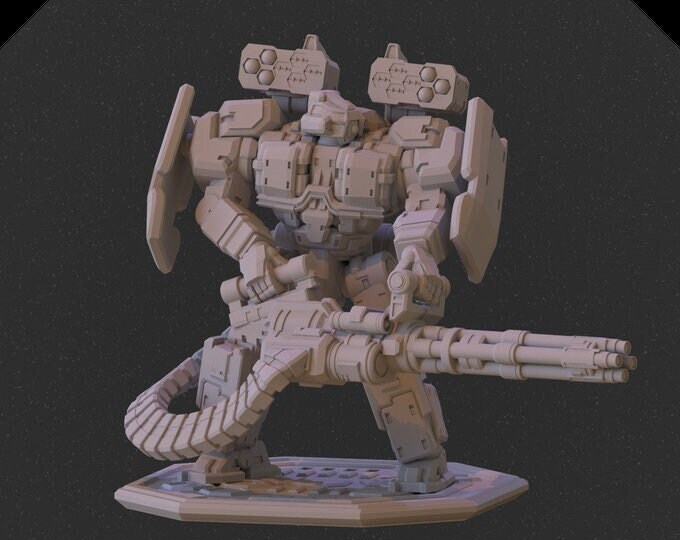 Colossus Heavy Artillery Mech Warrior Vesper Project 28mm/32mm/45mm ...