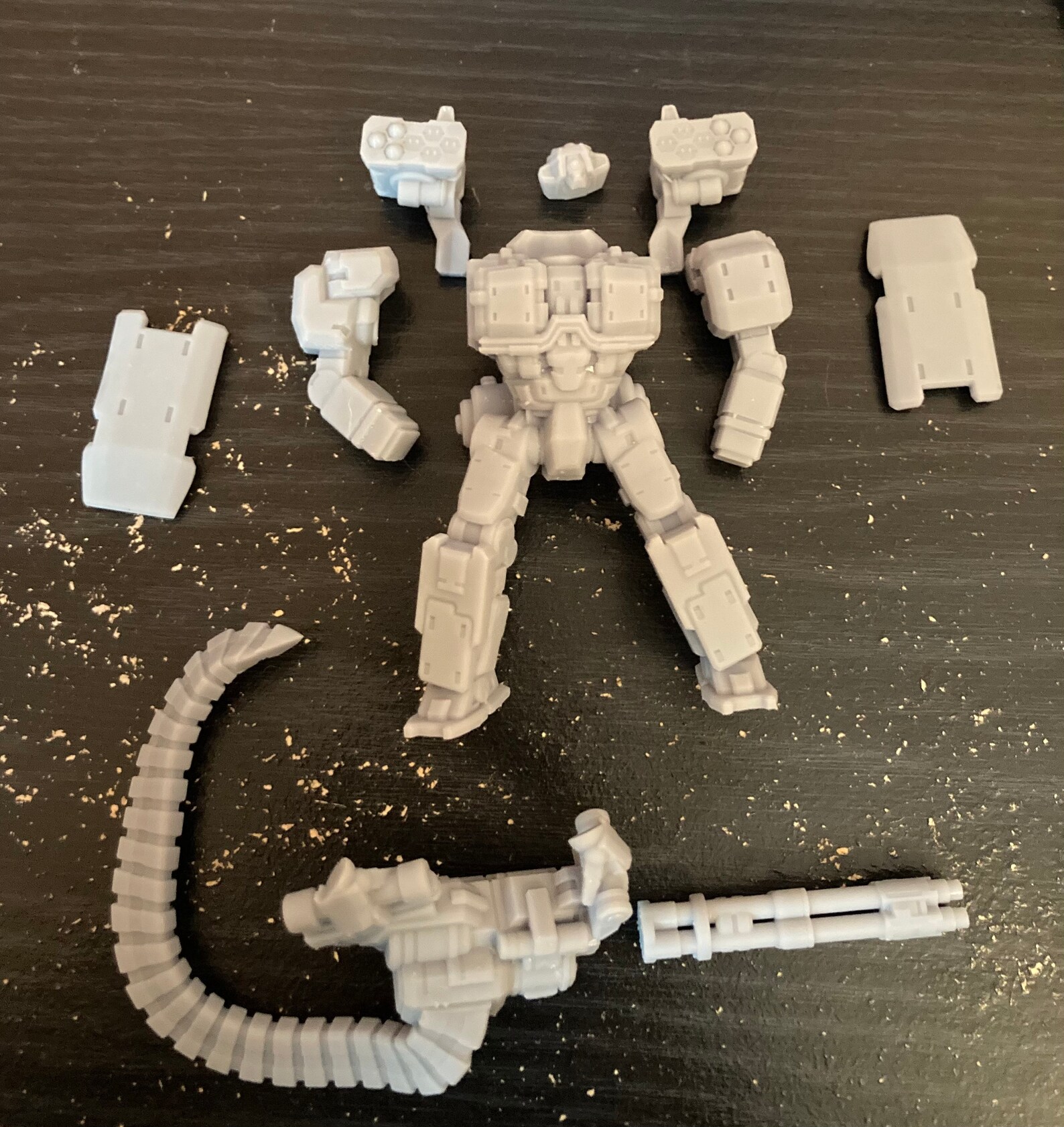 Colossus Heavy Artillery Mech Warrior Vesper Project - Etsy