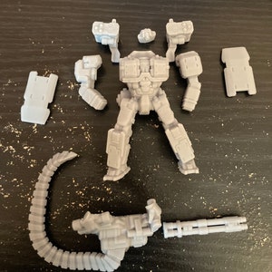 Colossus Heavy Artillery Mech Warrior Vesper Project 28mm/32mm/45mm ...