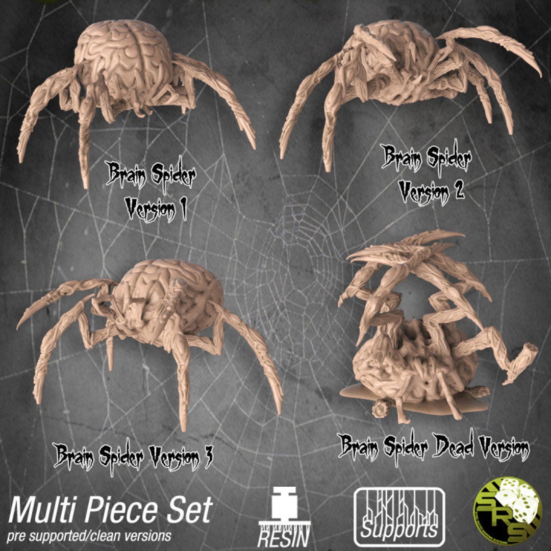 Brain Spiders - 4 Variants - Web of the Spider Queen - Where Legends ...