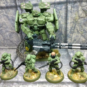 Colossus Heavy Artillery Mech Warrior Vesper Project 28mm/32mm/45mm ...