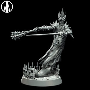 Fallen Wraith Lord Undead Spirt Lost Souls 3pc 32mm / 75mm Unpainted ...
