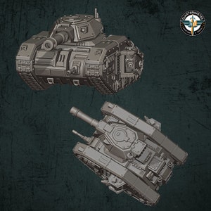 Imperial Trench Devils Ogre Main Battle Tank 28mm Unpainted Miniature ...