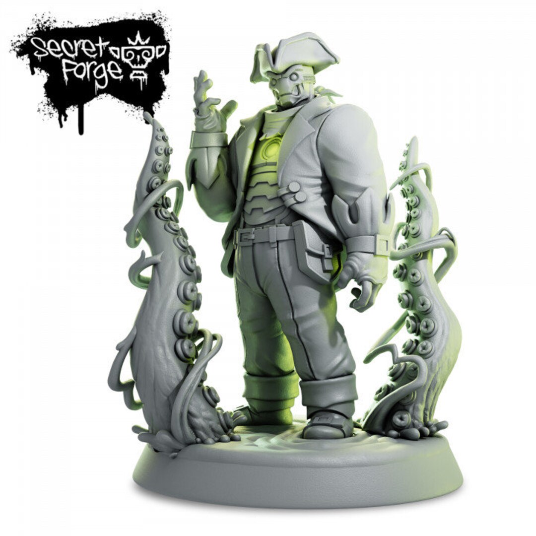 Bo Hullux Warforged Warlock Secret Forge Rising Tides 32mm / 75mm ...