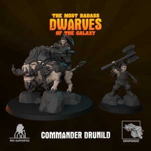 The Most Badass Dwarves of the Galaxy - Sci-fi Female Dwarf Commander ...