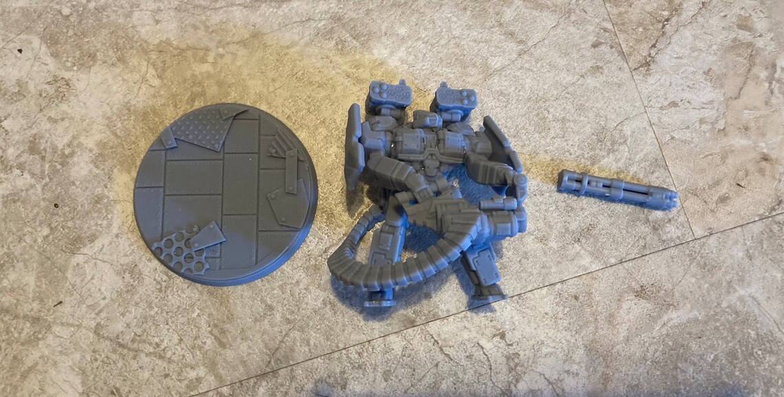 Colossus Heavy Artillery Mech Warrior Vesper Project - Etsy