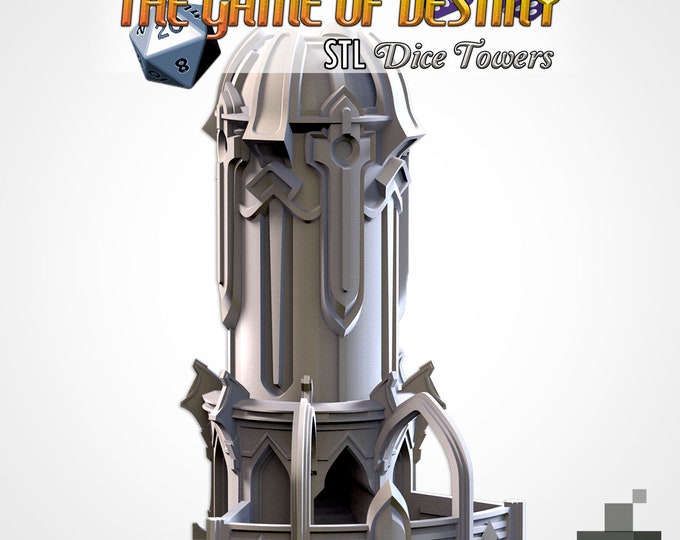 Guardian Elf Tower Dice Tower for Tabletop Gaming - Etsy