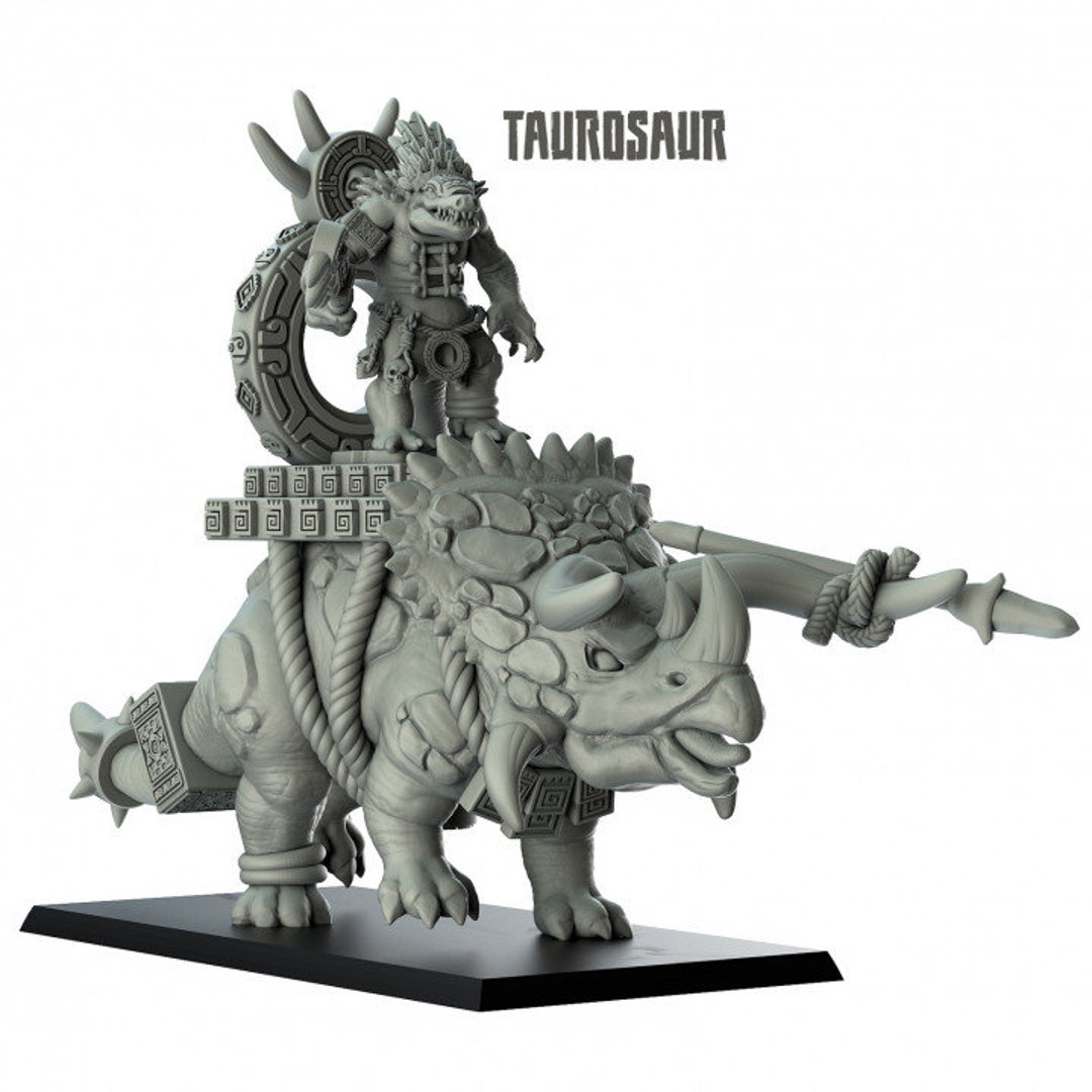Taurosaur - the Last Tribe - Saurian Ancients - Unpainted Miniature for ...