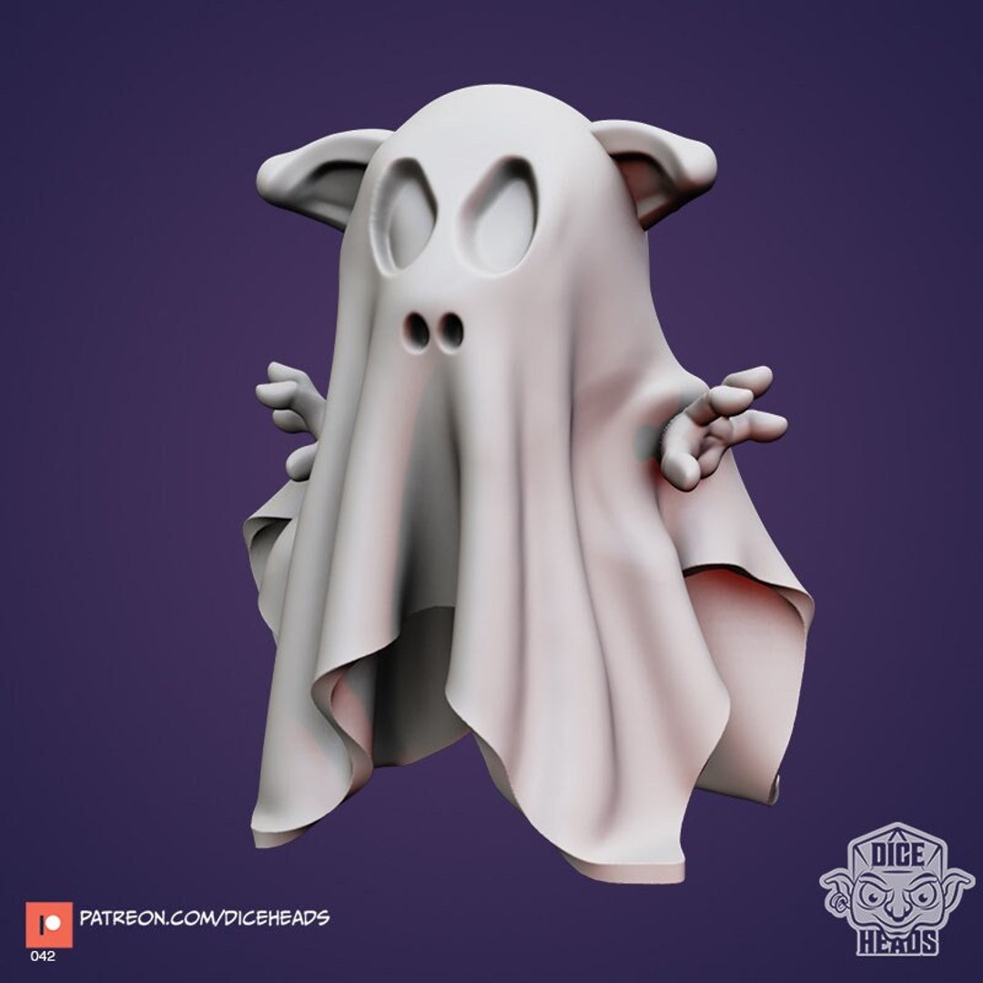 Hogfolk Ghost Unpainted Miniature for Tabletop Gaming 28mm /32mm /65mm ...