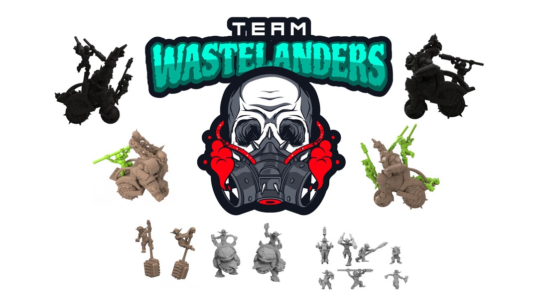 Wastelanders Motorhead Snotling Football Team Unpainted Miniatures ...