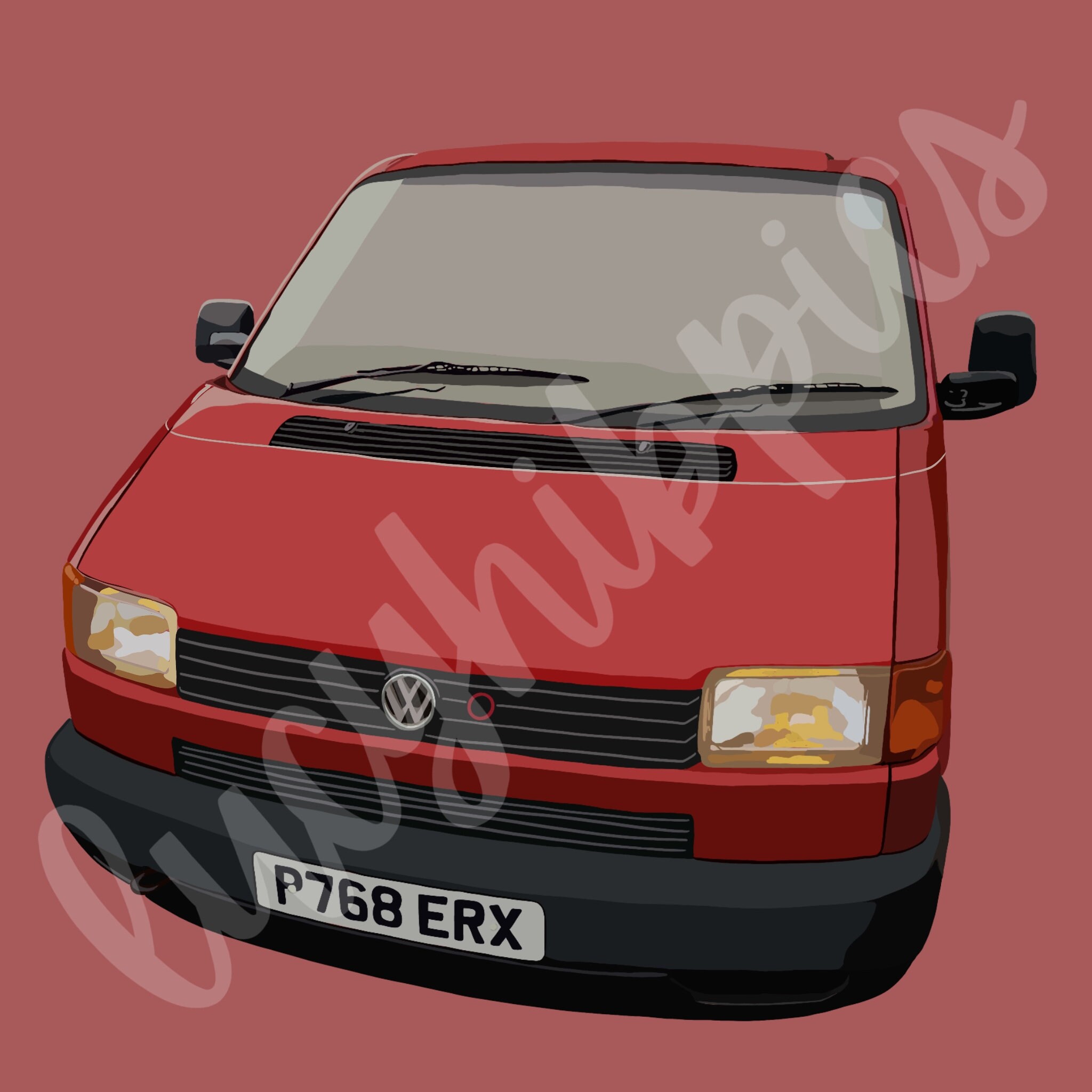 CUSTOM CAR ILLUSTRATION - Digital Copy - Etsy