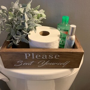 Decorative Bathroom Toilet Box | Etsy